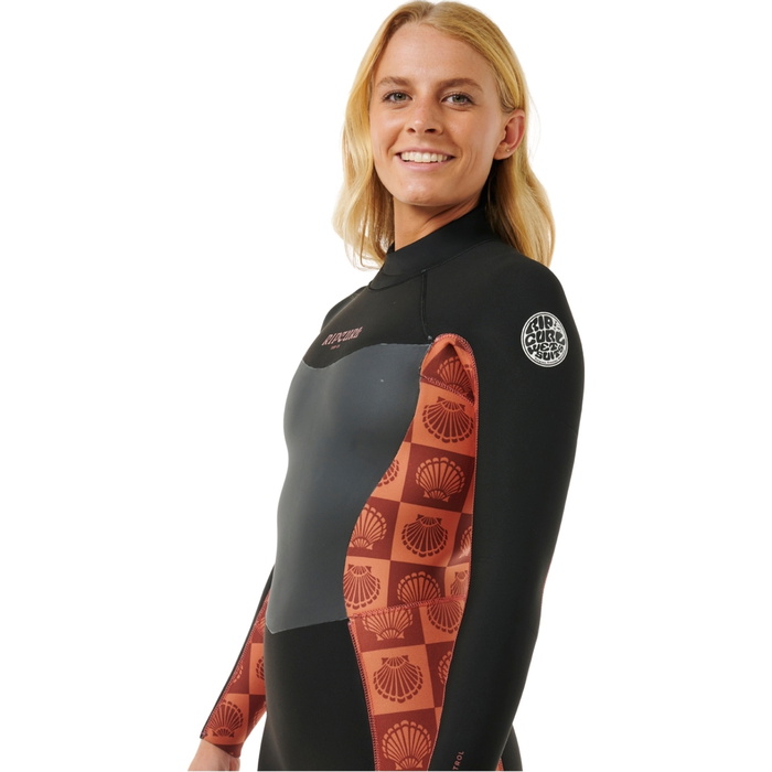 Rip Curl Womens Dawn Patrol SUB 3/2mm Back Zip Wetsuit 151WFS - Rust ...